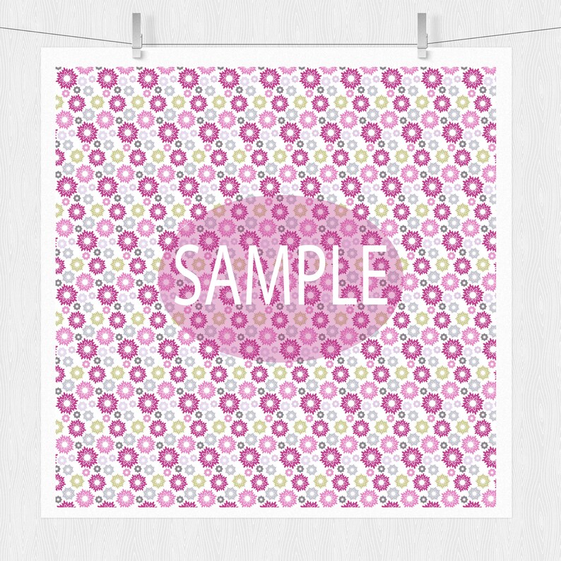 Spring Floral Digital Scrapbook Paper Spring Paper Pack | Etsy