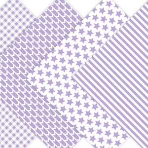 Lavender Lilac Digital Paper Pack - Scrapbook Pages- Commercial Use ...
