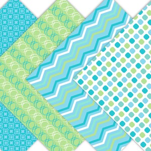 Digital Scrapbooking Papers, Digital Download, 12x12 Printable Papers ...