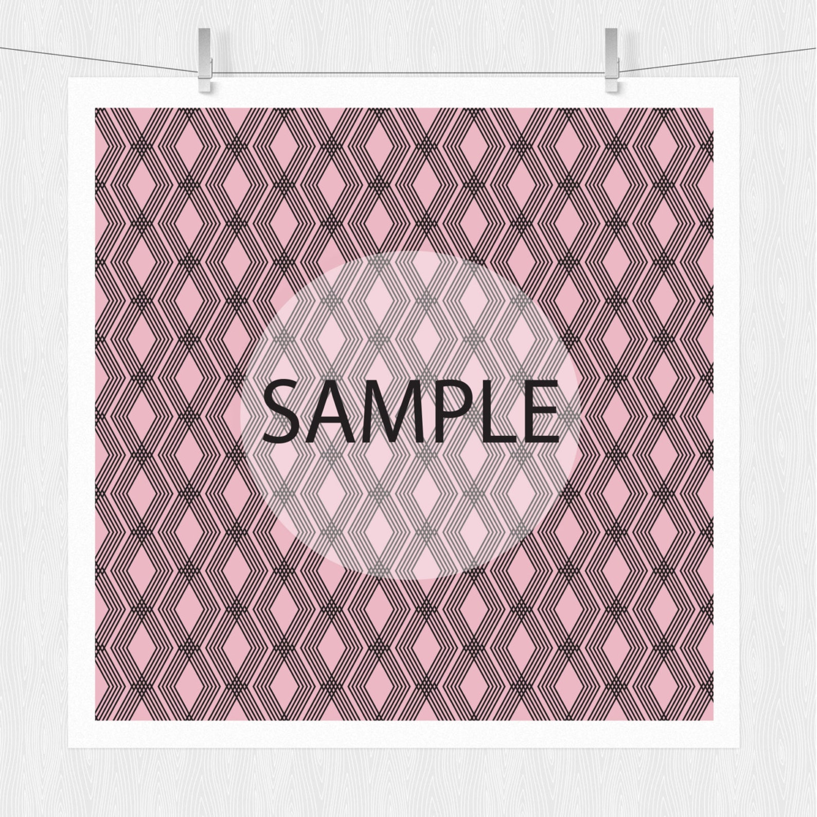 Pink Digital Scrapbook Paper, Pink Black Digital Paper, Patterned Boho ...