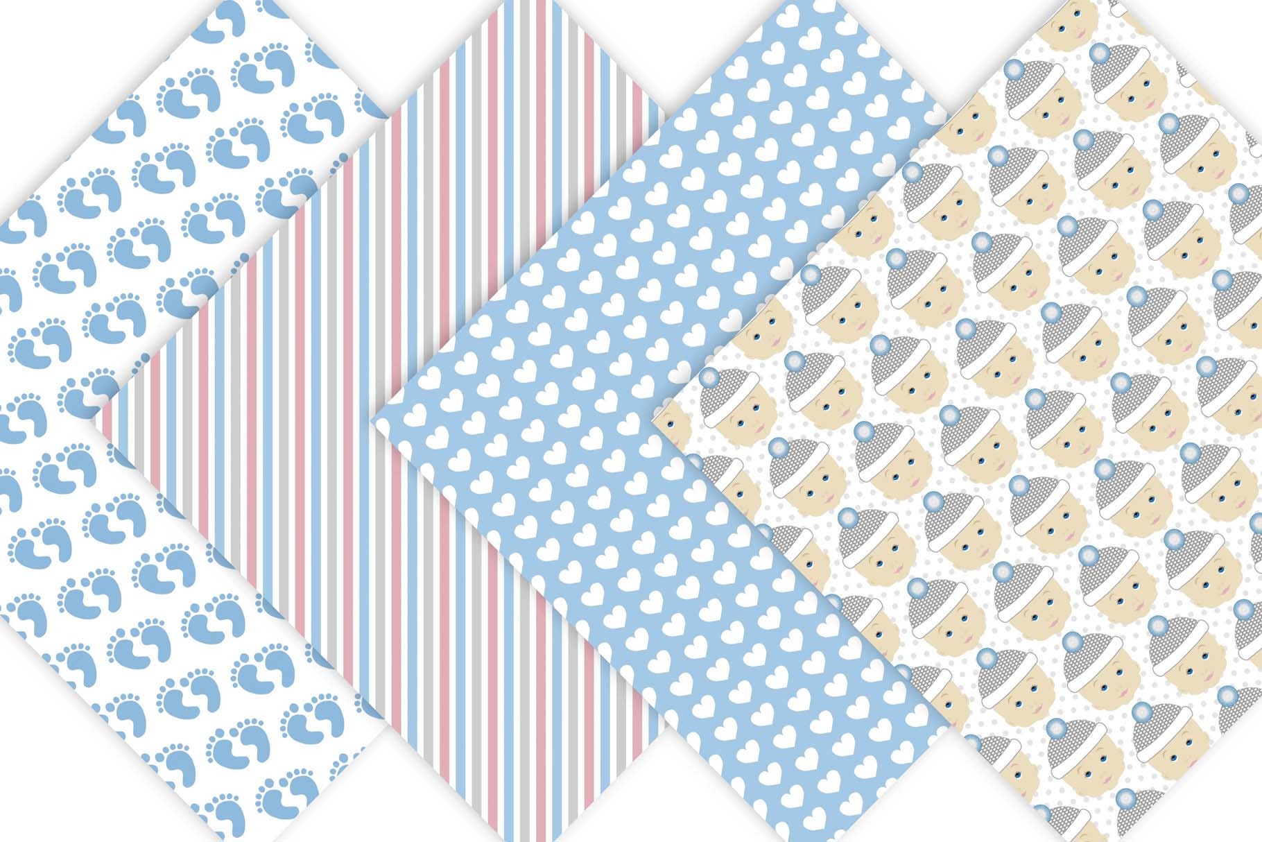 Nursery Digital Papers Baby Paper Baby Face Patterns Nursery | Etsy