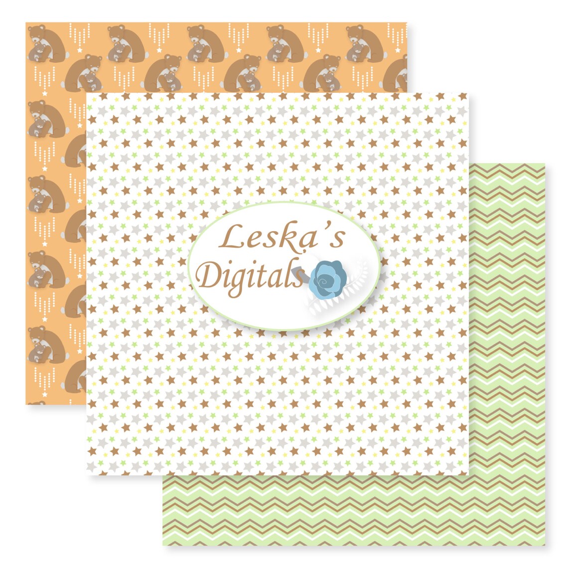 Baby Digital Paper Backgrounds, Baby Digital Paper, Baby Scrapbook ...