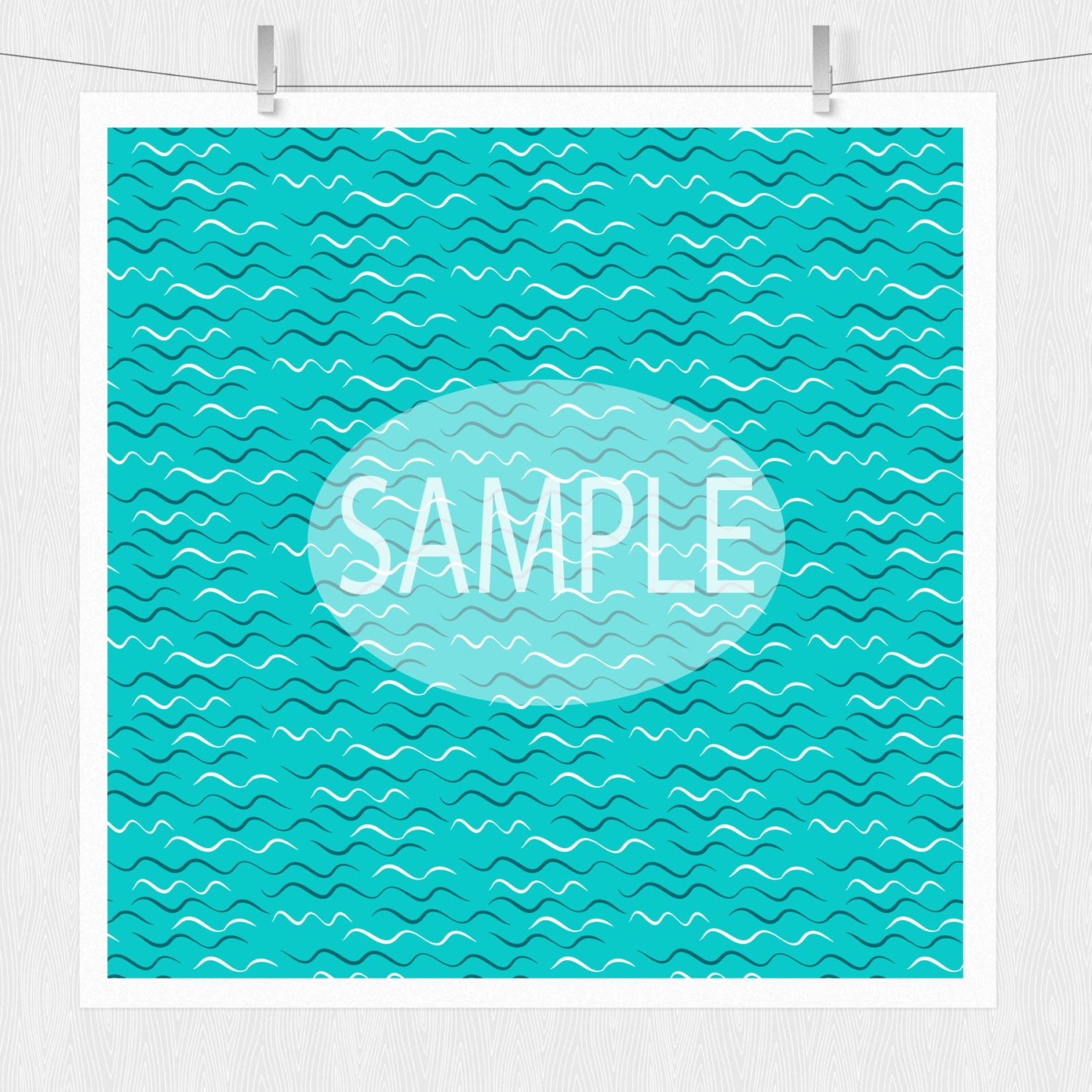 Waves Digital Paper: "ocean Scrapbook Paper" Sea Water Papers, Summer ...