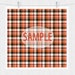 Black and Orange Digital Paper, Orange Paper Pack, Halloween Plaid ...