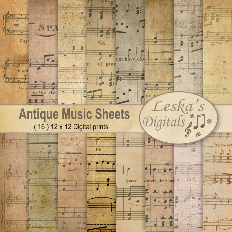 Music Decoupage - Etsy