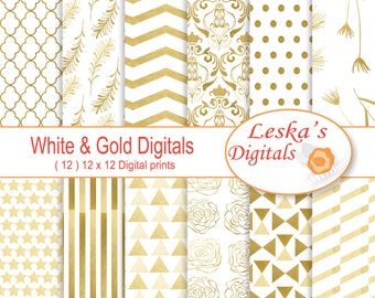 Gold Digital Paper Gold Foil Digital Paper Gold Foil - Etsy