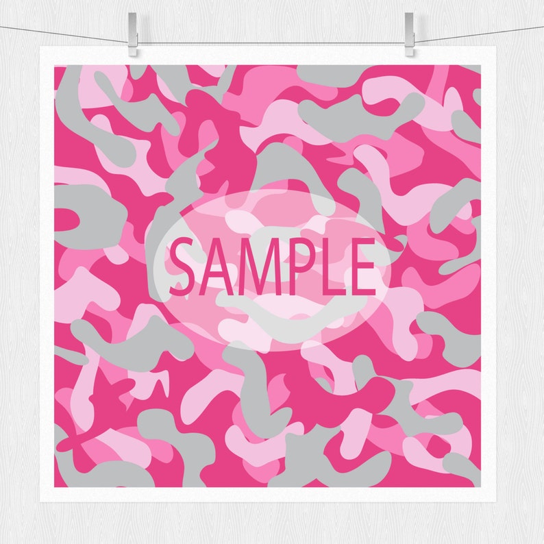 Pink camo digital paper Pink Camouflage digital paper pack | Etsy