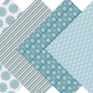 Mandala Digital Paper, Mandala Digital Paper Pack, Mandala Printables ...