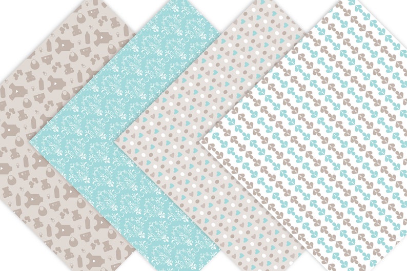 BABY BOY BACKGROUND Baby Boy Digital Paper Digital Download - Etsy