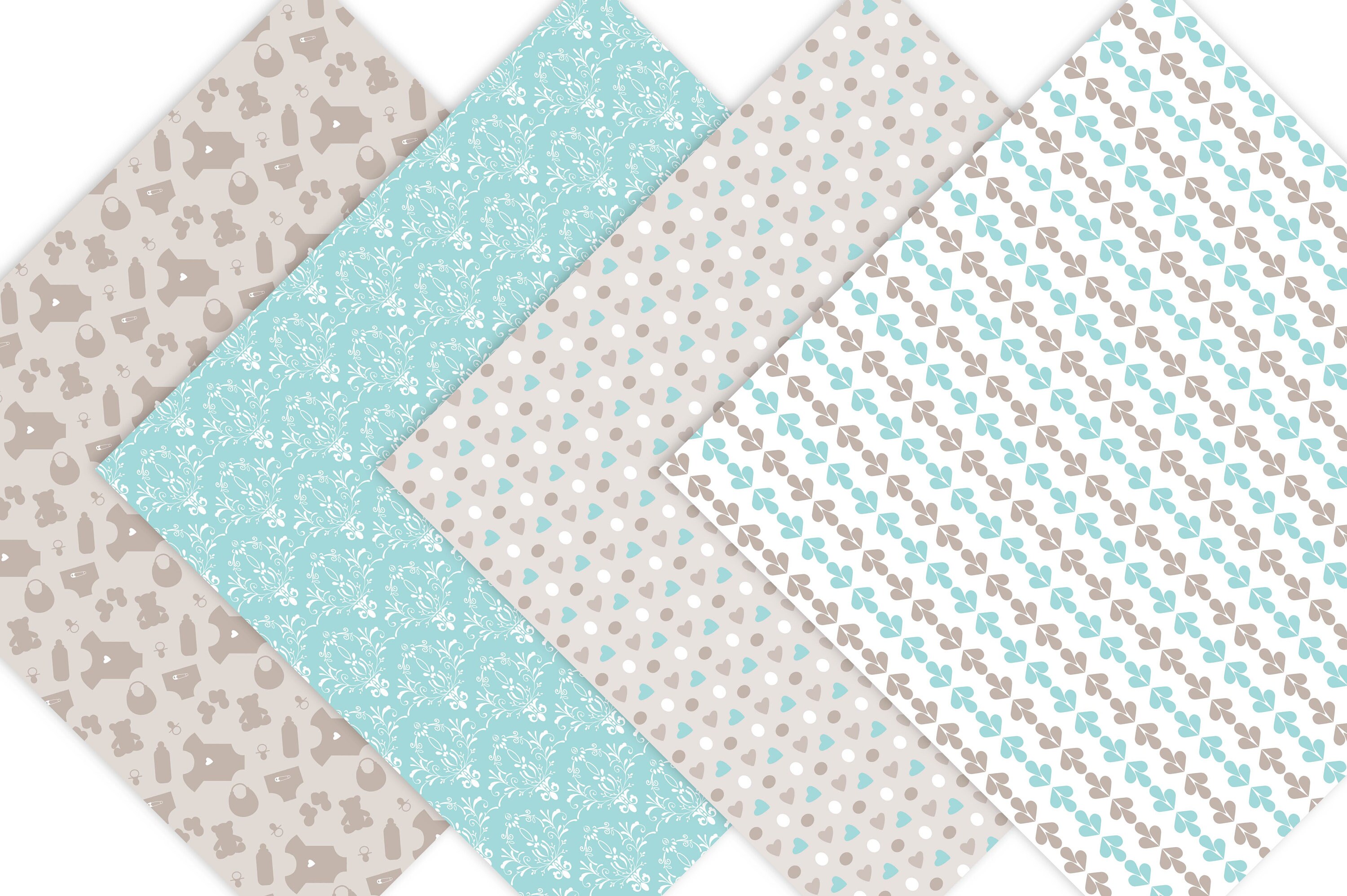 BABY BOY BACKGROUND Baby Boy Digital Paper Digital Download | Etsy