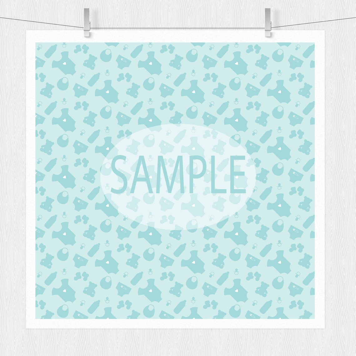 BABY BOY BACKGROUND Baby Boy Digital Paper Digital Download | Etsy