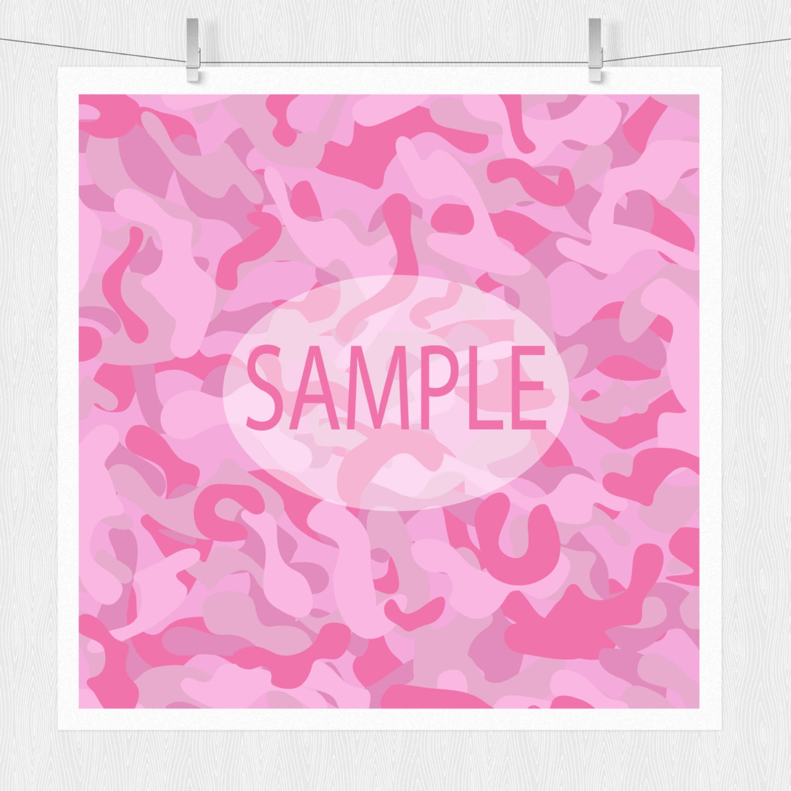 Pink Camo Digital Paper Pink Camouflage Digital Paper Pack - Etsy