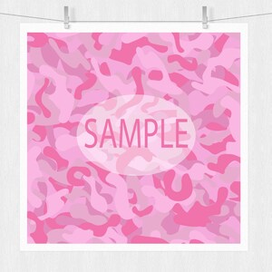 Pink Camo Digital Paper, Pink Camouflage Digital Paper Pack, Camo ...