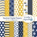 Nautical Patterned Paper, Nautical Digital Backgrounds, Nautical ...
