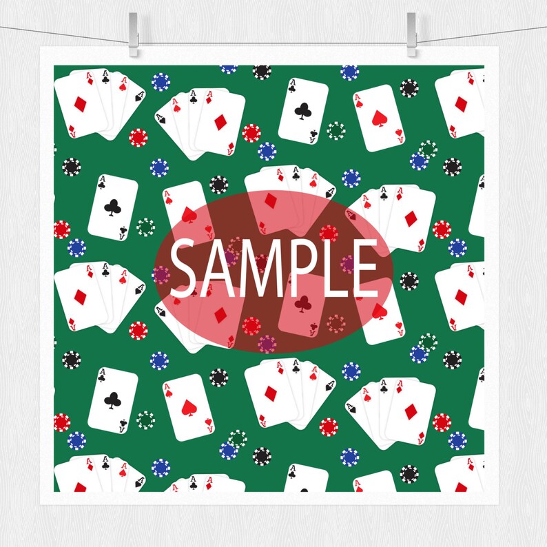 Poker Party Digital Paper: CASINO DIGITAL PAPER | Etsy