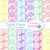 Butterfly Digital Papers, Pastel Butterflies Background, 12 X 12 Pastel ...