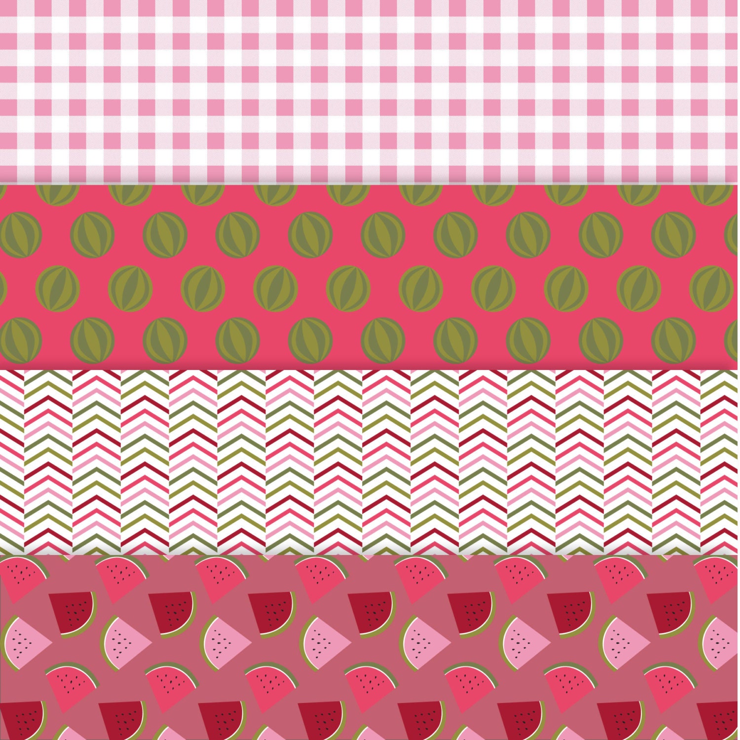 Watermelon Digital Paper: watermelon Digital Paper - Etsy