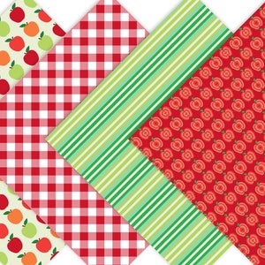 Apple Digital Paper, Apple Backgrounds, Apple Themed Papers, Apple ...