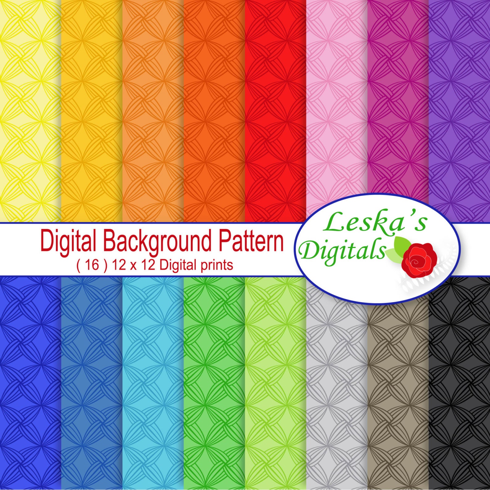 Digital Paper zentangle SCRAPBOOK Paper Colorful - Etsy