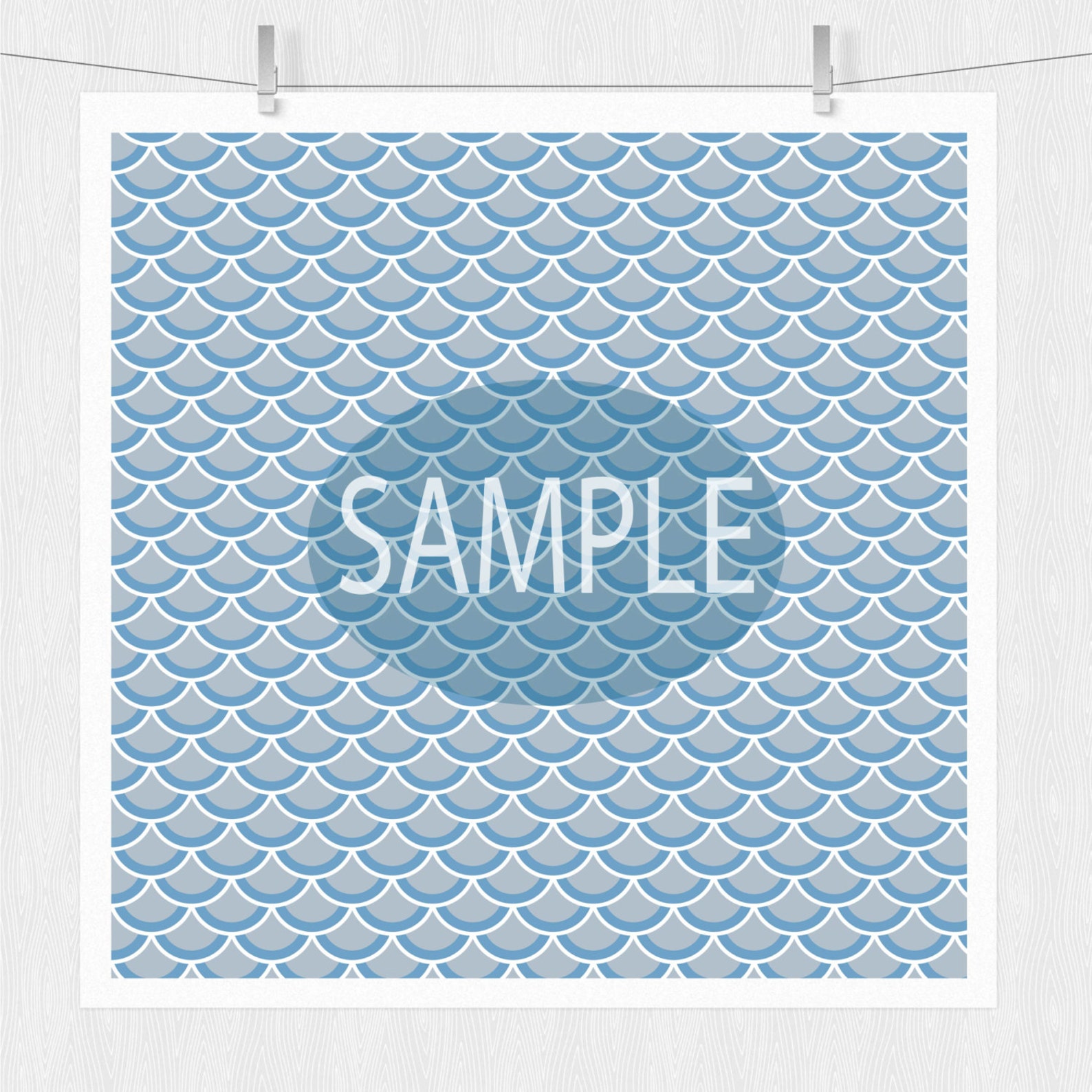 Waves Digital Paper: "ocean Scrapbook Paper" Sea Water Papers, Summer ...