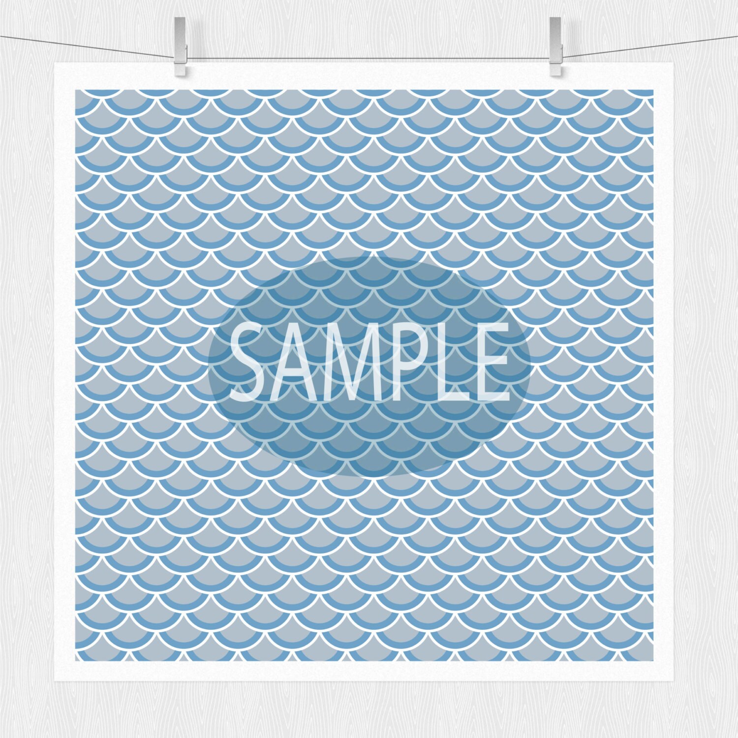 Waves Digital Paper: "ocean Scrapbook Paper" Sea Water Papers, Summer ...