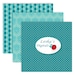 Turquoise Digital Paper, "turquoise" Scrapbook Patterned Paper, Digital ...