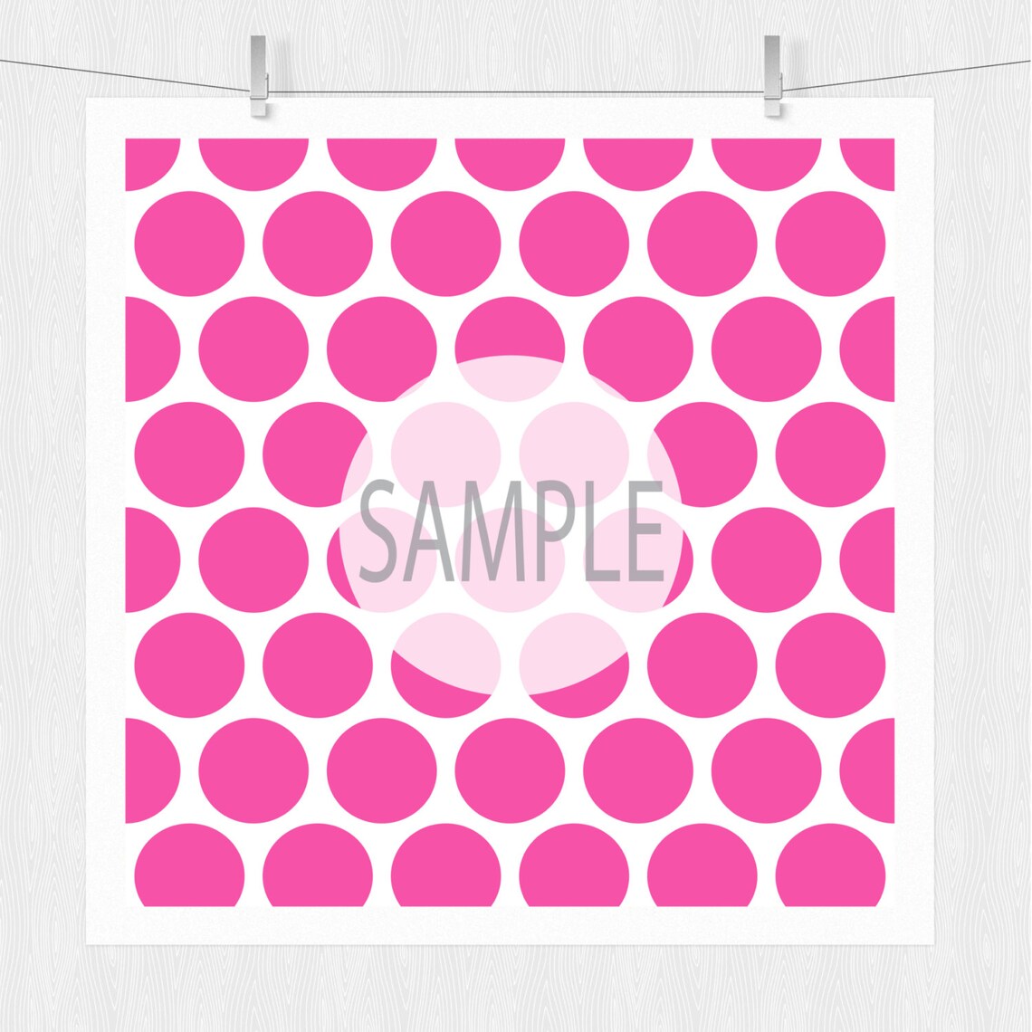 Hot Pink Digital Paper Pack Hot Pink Scrapbook Paper | Etsy