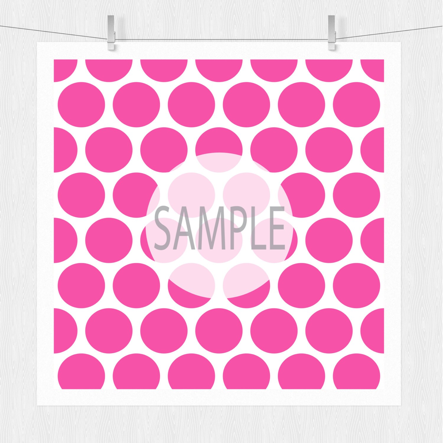 Hot Pink Digital Paper Pack Hot Pink Scrapbook Paper | Etsy