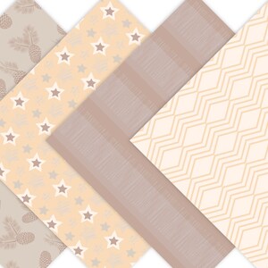 Rustic Christmas Digital Papers Noel Digital Papers Christmas Digital ...