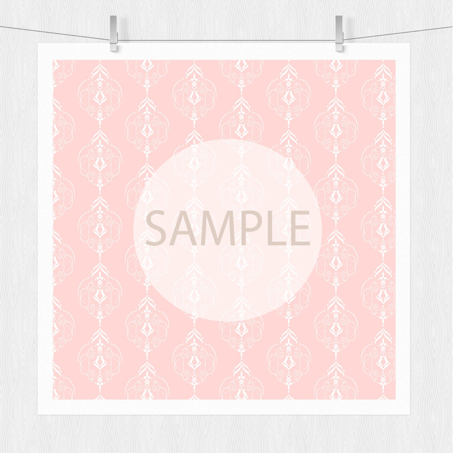 Pink shabby chic digital paper chevron digital paper roses | Etsy