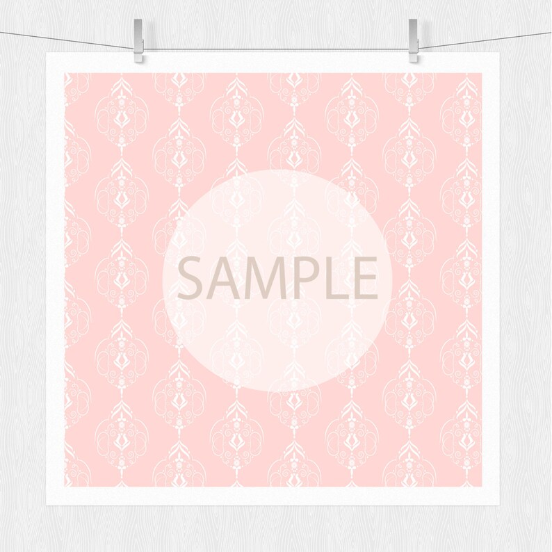 Pink Shabby Chic Digital Paper Chevron Digital Paper Roses - Etsy