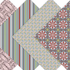 Digital Paper Commercial Use, Digital Papers, Printable Scrapbook ...