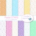 Stars Digital Paper, Pastel Stars Digital Scrapbook Paper, Baby Stars ...