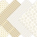 Gold Metallic Digital Paper, Gold and White Scrapbook Papers, Gold ...