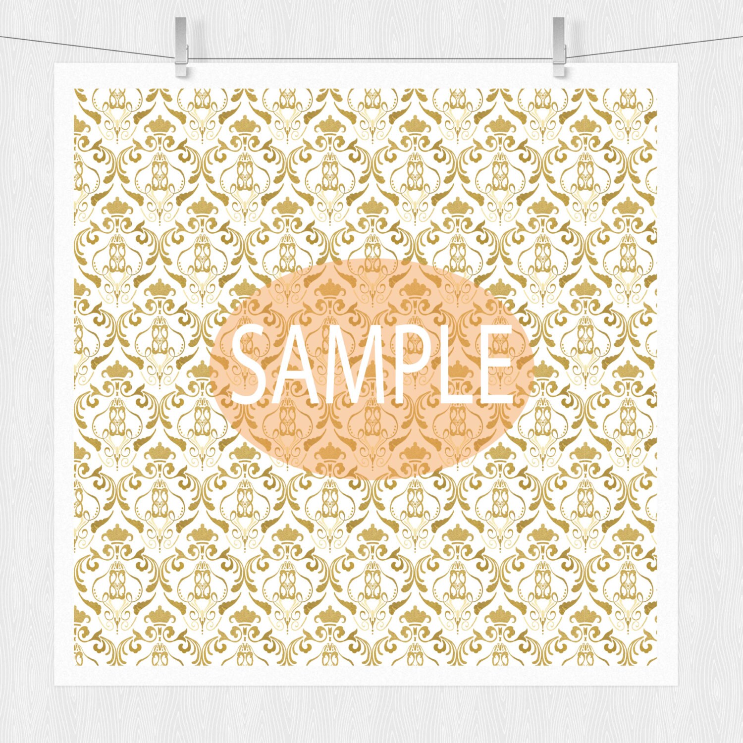 Gold Metallic Digital Paper Gold and White Scrapbook Papers | Etsy