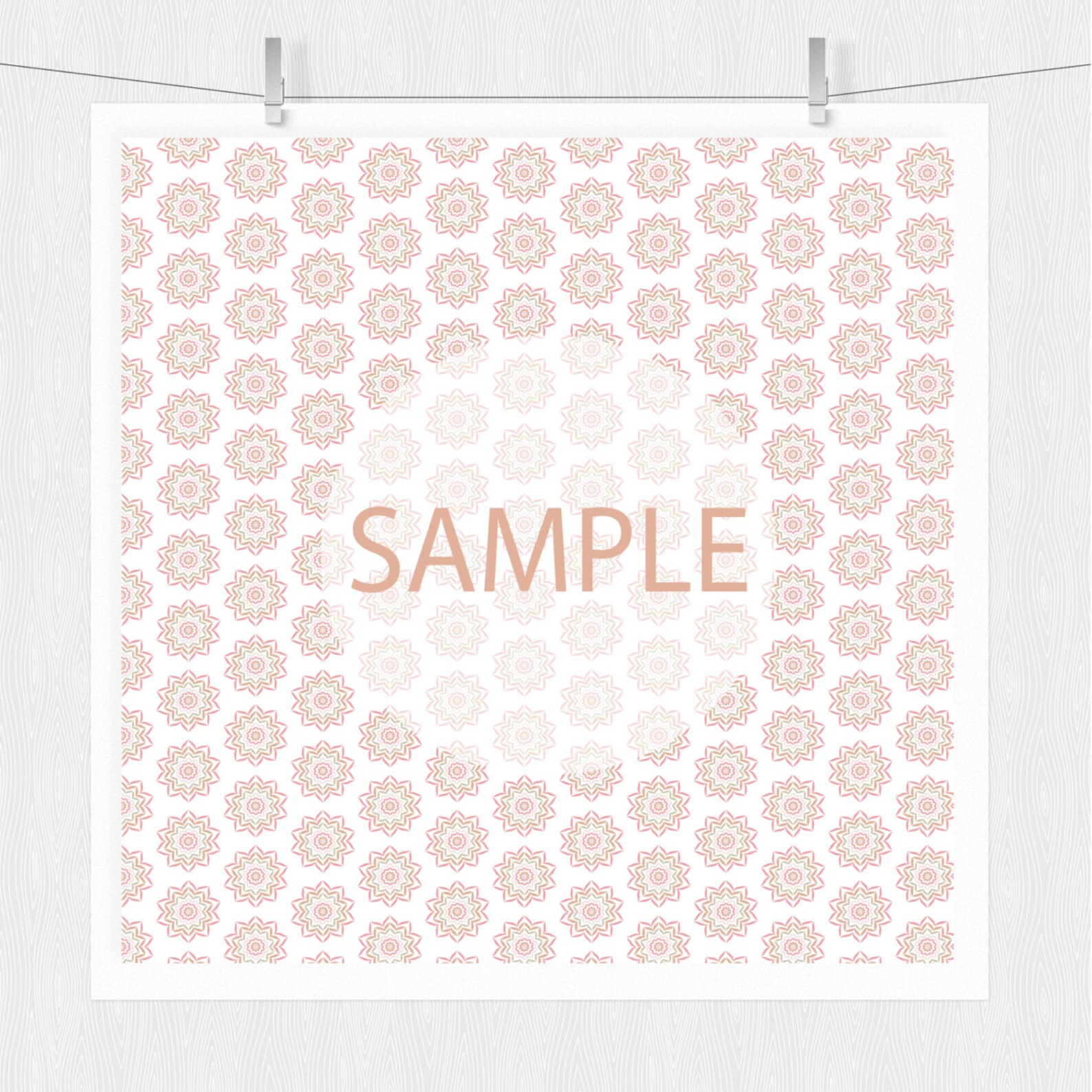 Scrapbook Digital Paper BOHO Backgrounds in Soft Pink and - Etsy