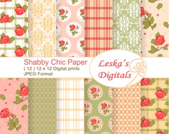 Pink Hearts Digital Paper valentines Day - Etsy