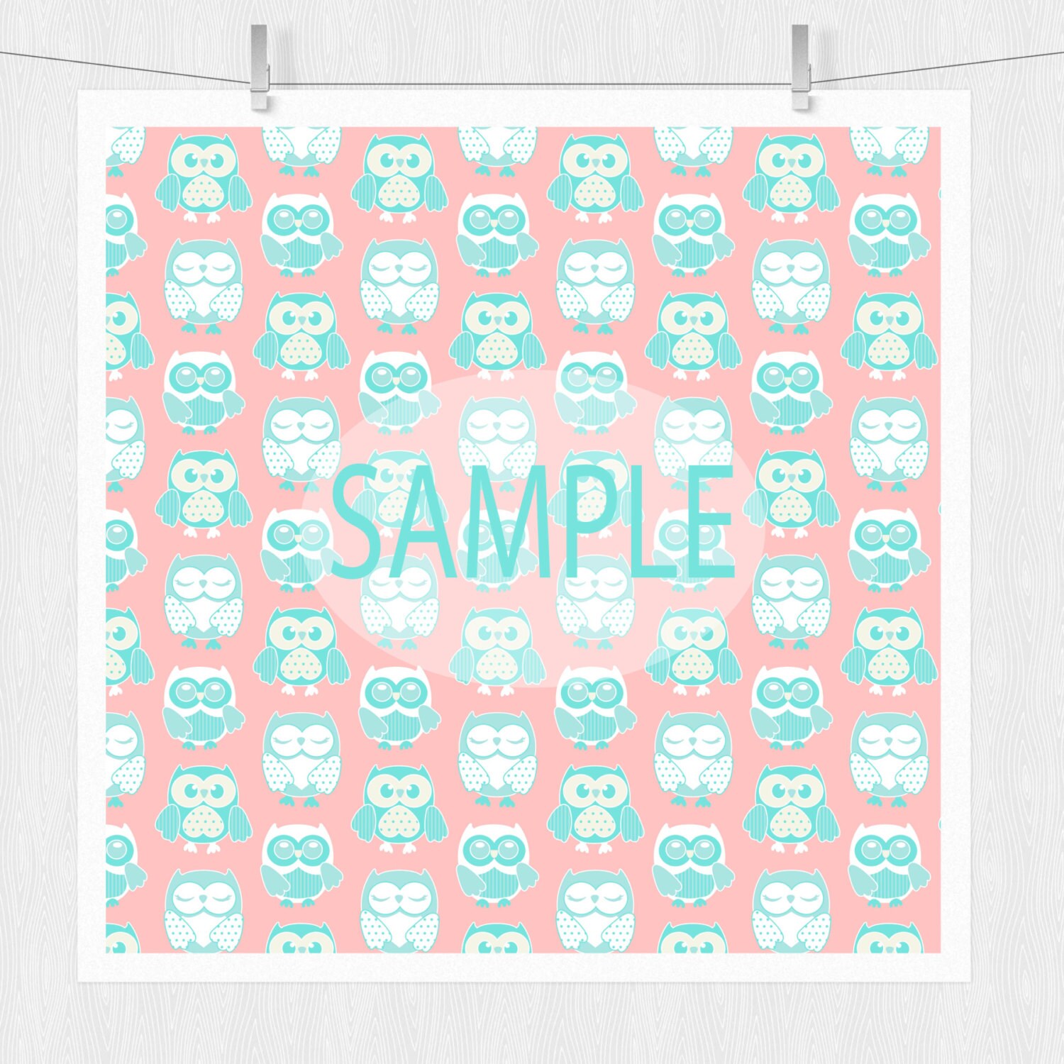 Pink Turquoise Digital Paper pink & Turquoise | Etsy