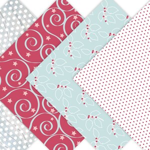 Rustic Christmas Digital Paper - Rustic Xmas Scrapbook Paper ...