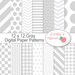 Gray Digital Paper, Scrapbook Patterns, Grey Digital Paper, Light Gray ...