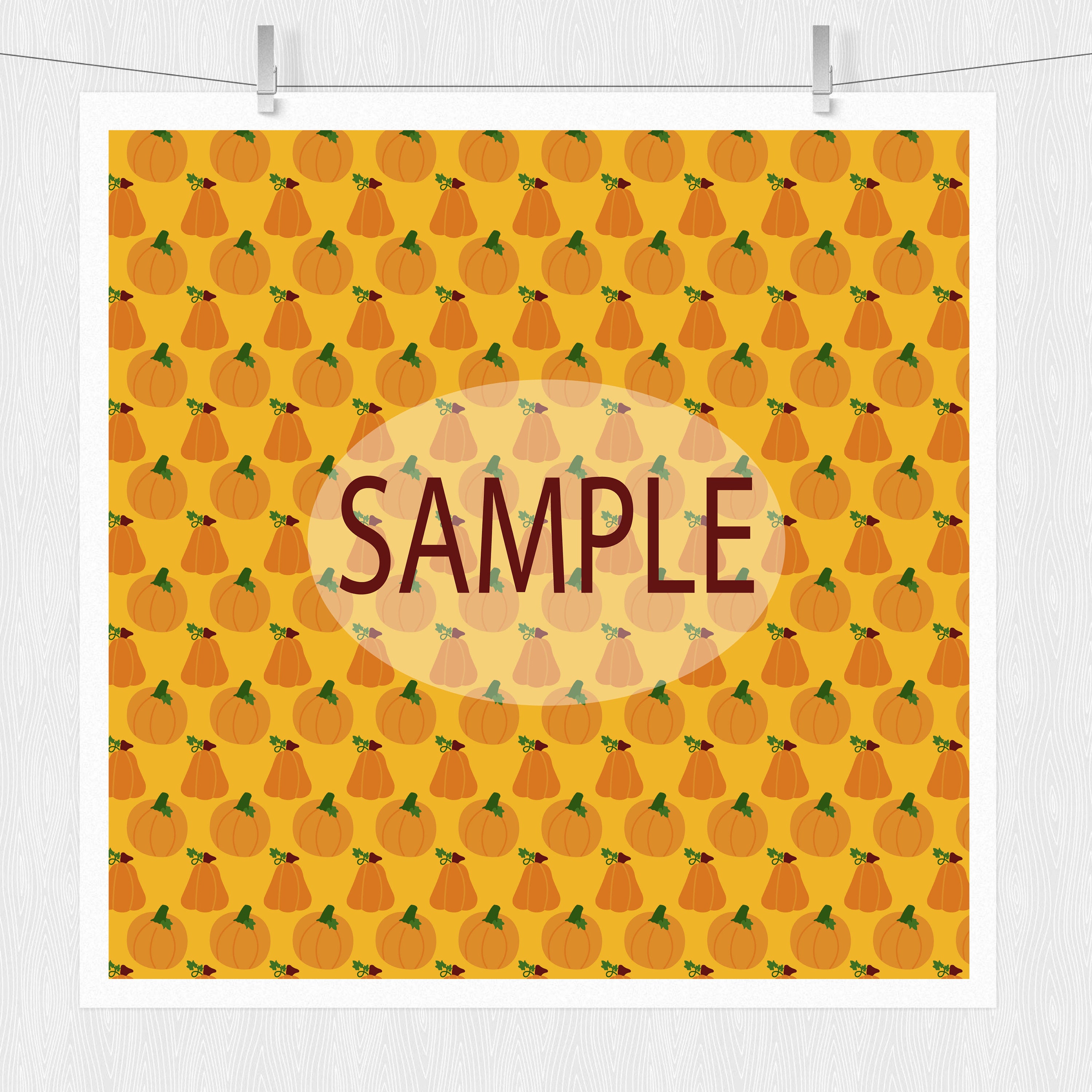 Pumpkin Fall Digital Paper, Autumn Scrapbooking, Leaves Digital ...
