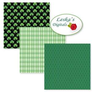 St Patricks Day Digital Paper, Irish Digital Paper, Printable St ...