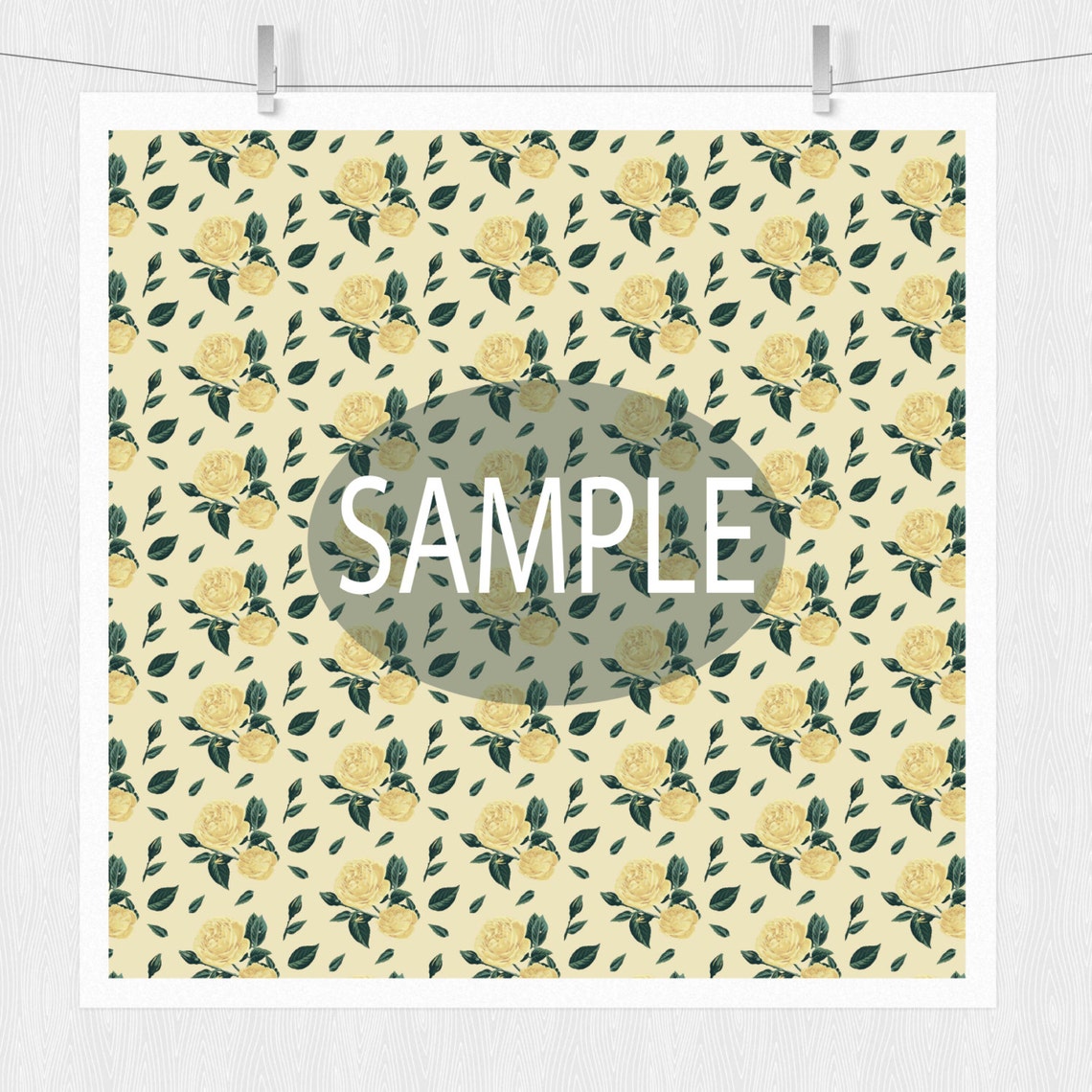 Rustic Rose Digital Paper Shabby Chic Scrapbook Floral - Etsy