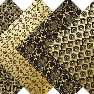 Art Deco Digital Paper, Background Paper, Printable Art Deco, Art Deco ...