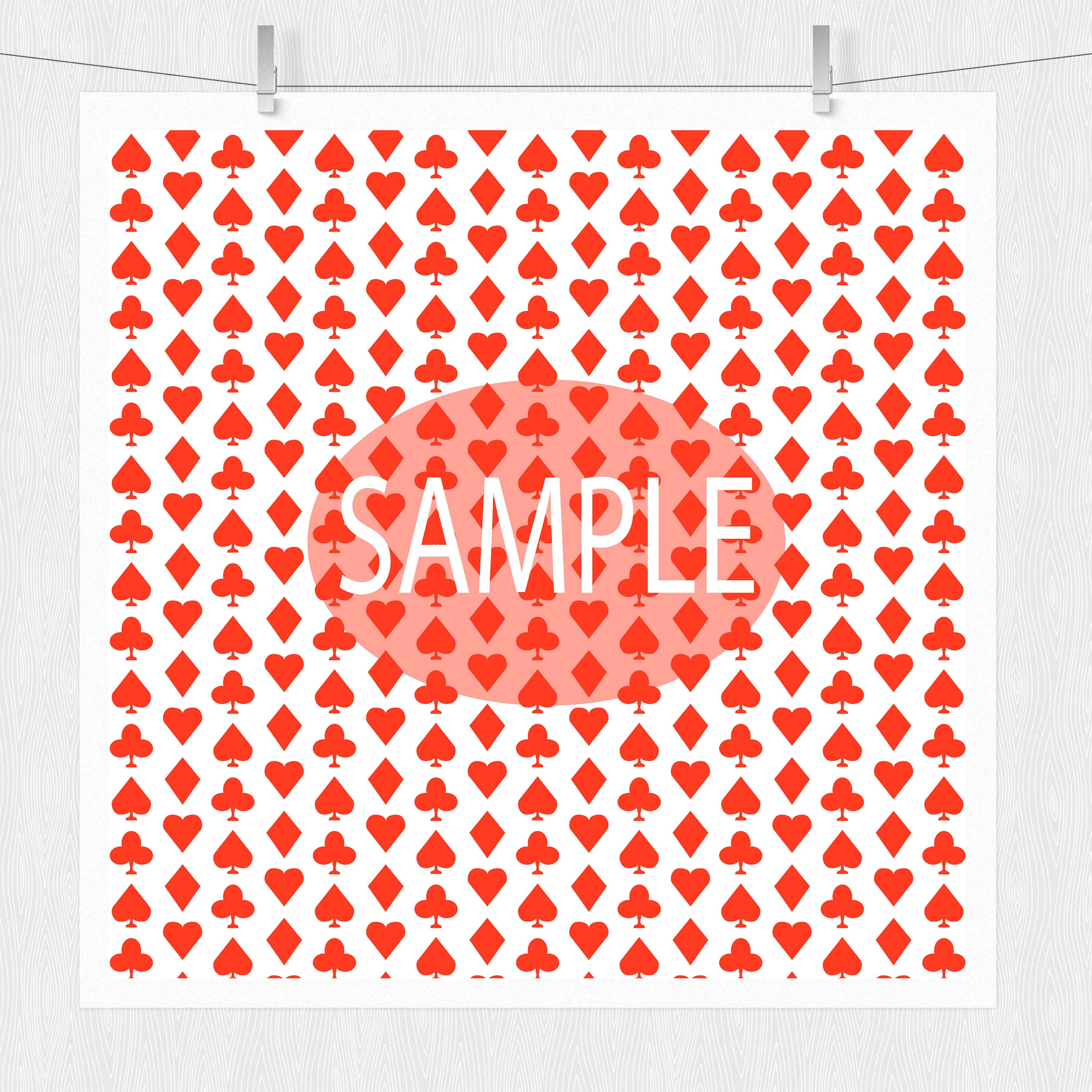 Casino Digital Scrapbook Paper Poker Party Digital Paper | Etsy