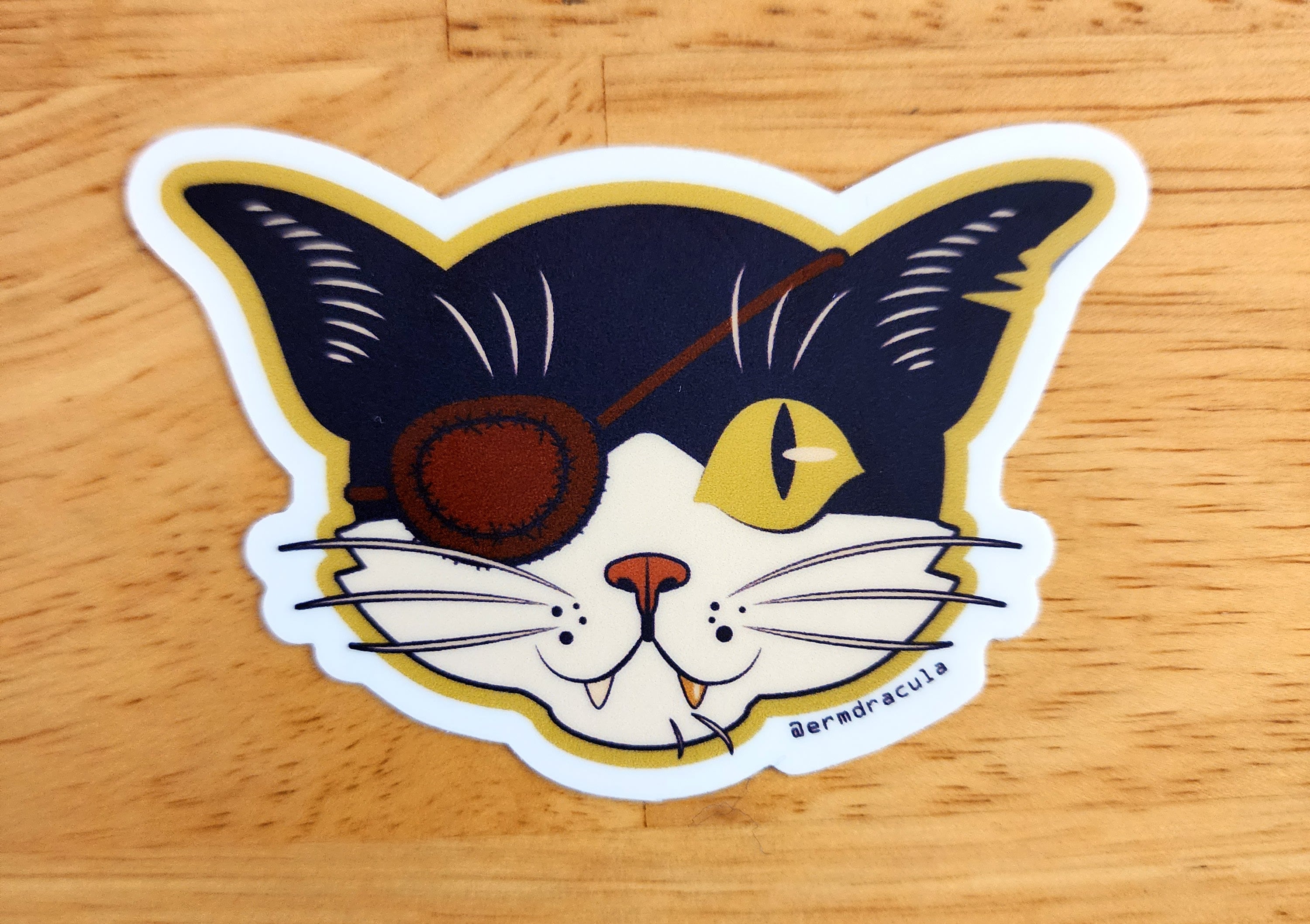 Rusty the Cat Sticker - Etsy