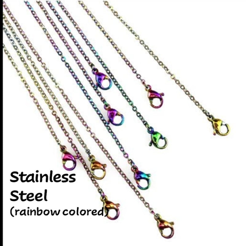 Iridescent Chain Mens - Etsy