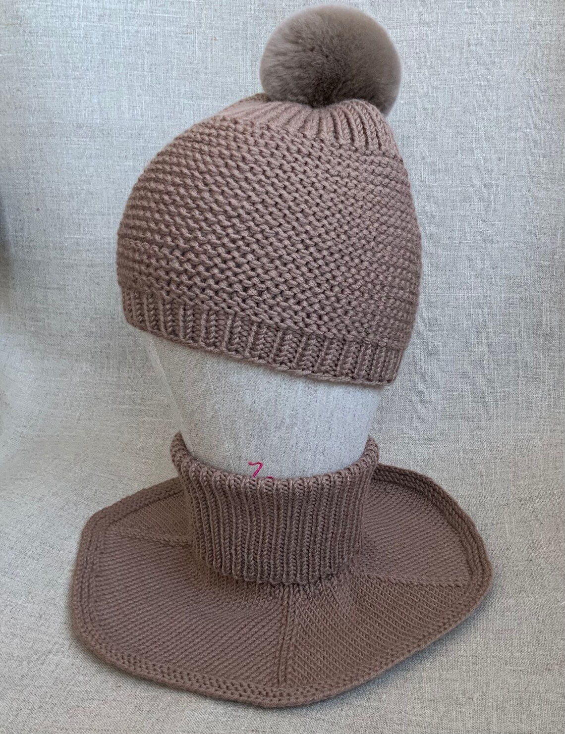 Knit neck warmer Merino wool | Etsy