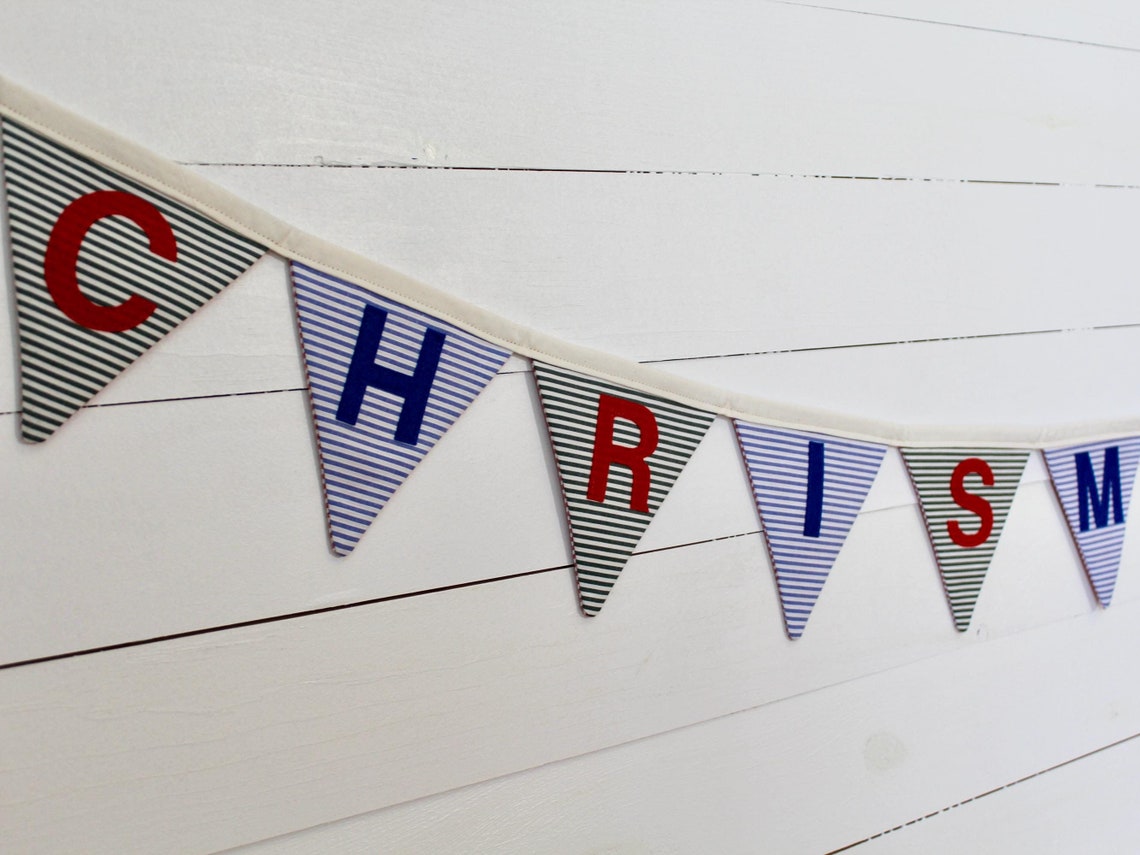 Chrismukkah Banner Flags Interfaith Holiday Decorations - Etsy