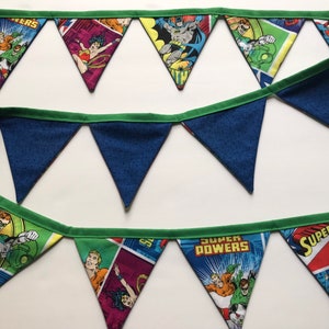 Superhero Bunting - Etsy